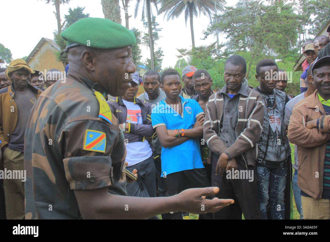 DRC soldiers on trial after fleeing from the M23 rebel group. The ...