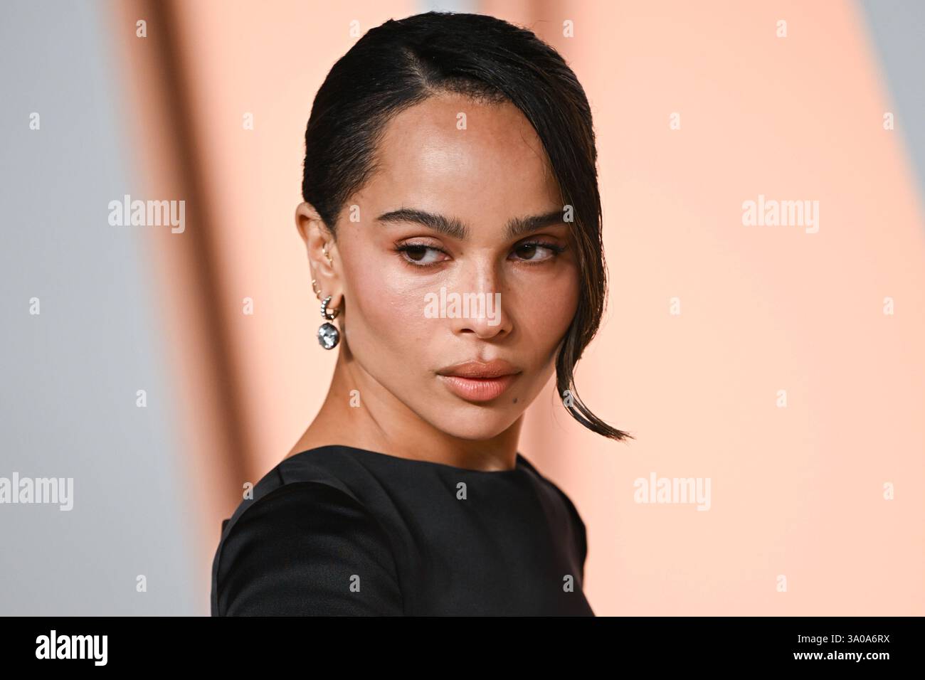 Los Angeles, USA. March 2nd, 2025. Zoe Kravitz arriving at the Vanity ...