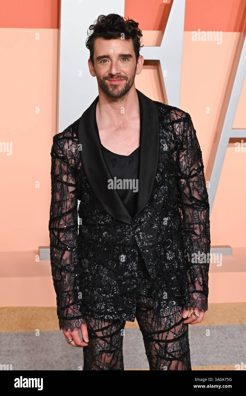 Los Angeles, USA. March 2nd, 2025. Michael Urie arriving at the Vanity Fair Oscar Party, Wallis ...