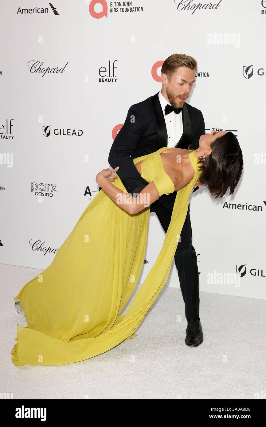 West Hollywood, USA. 02nd Mar, 2025. Hailey Erbert, Derek Hough at the ...