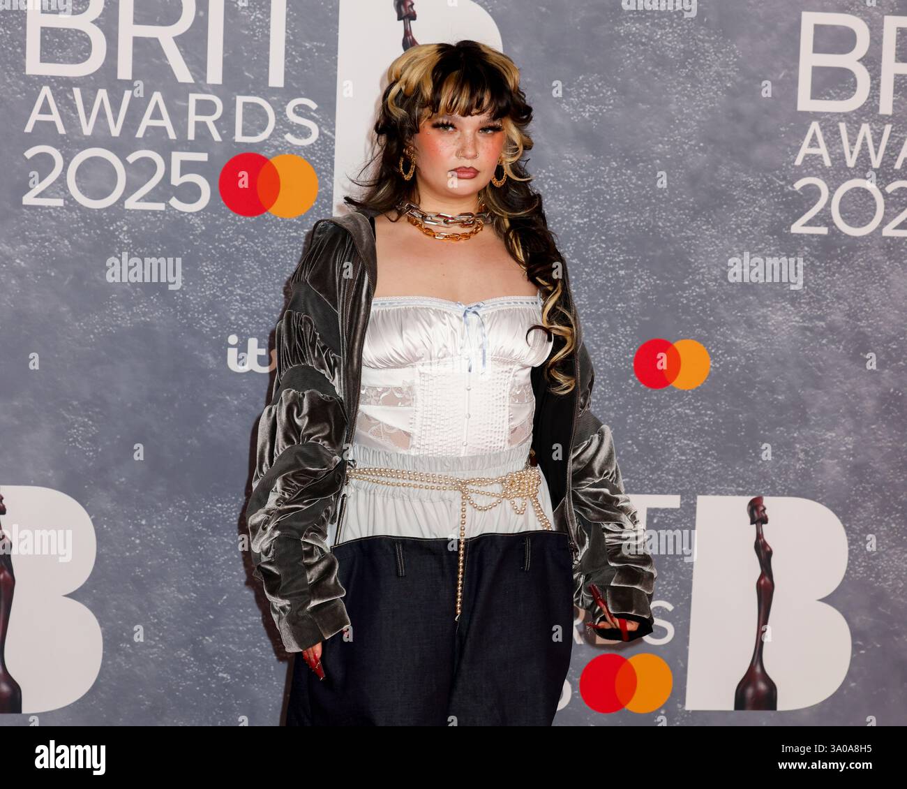 Lola Young attends The BRIT Awards 2025 at The O2 in Greenwich, London ...