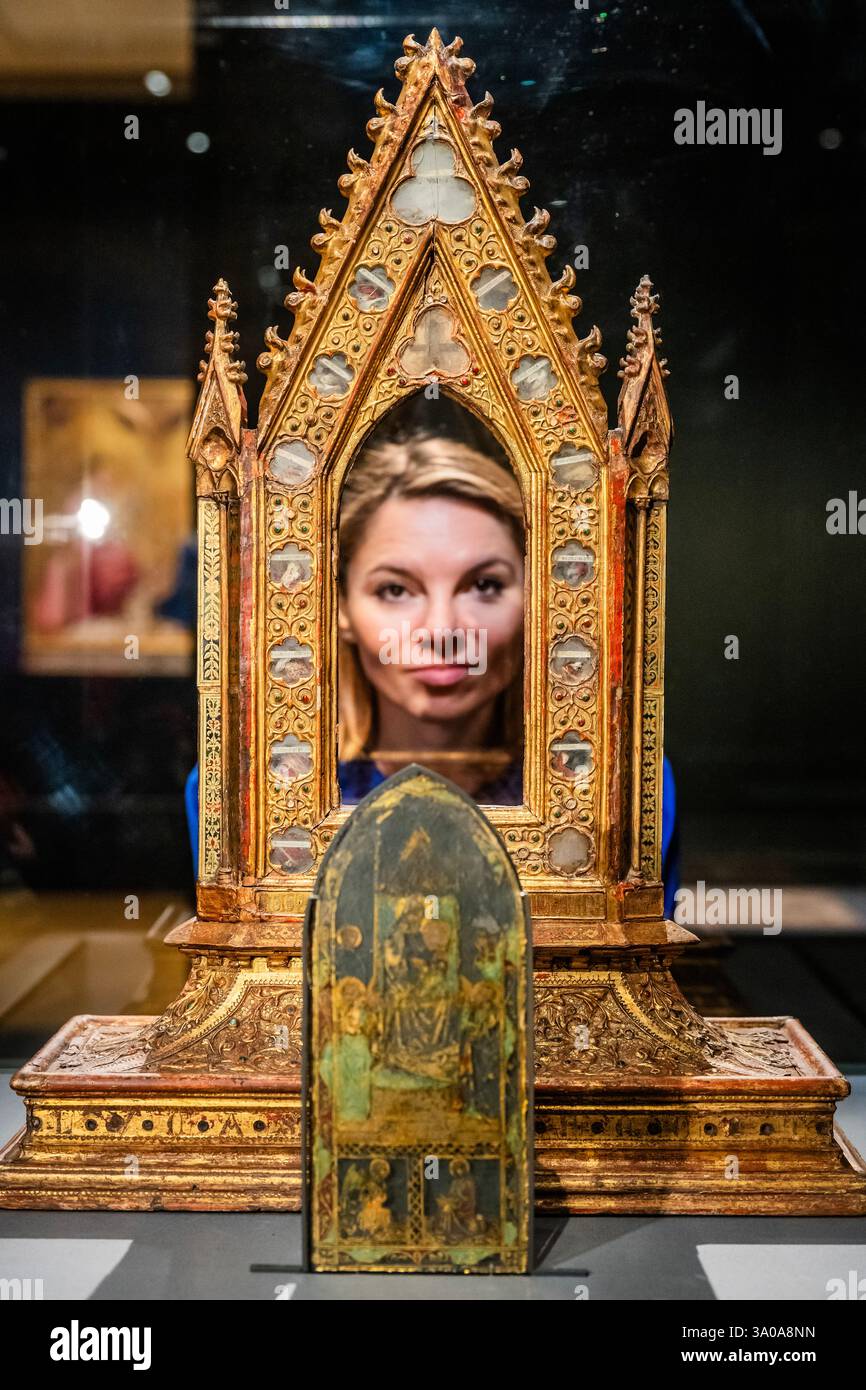 London, UK. 3rd Mar, 2025. The Virgin and Child with Saints and the ...