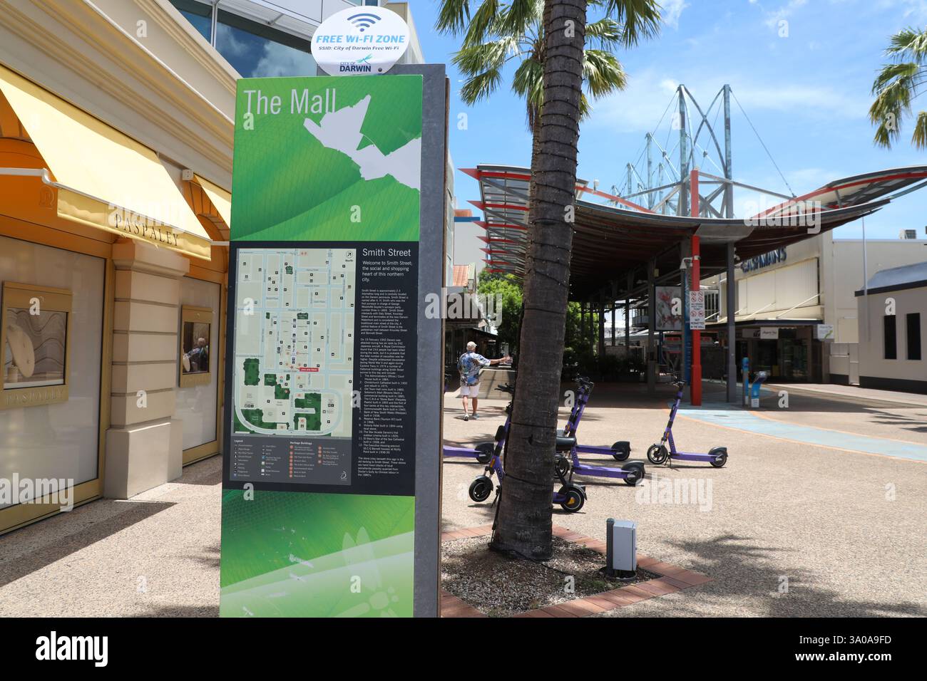 The Mall, Darwin, NT, Australia Stock Photo - Alamy