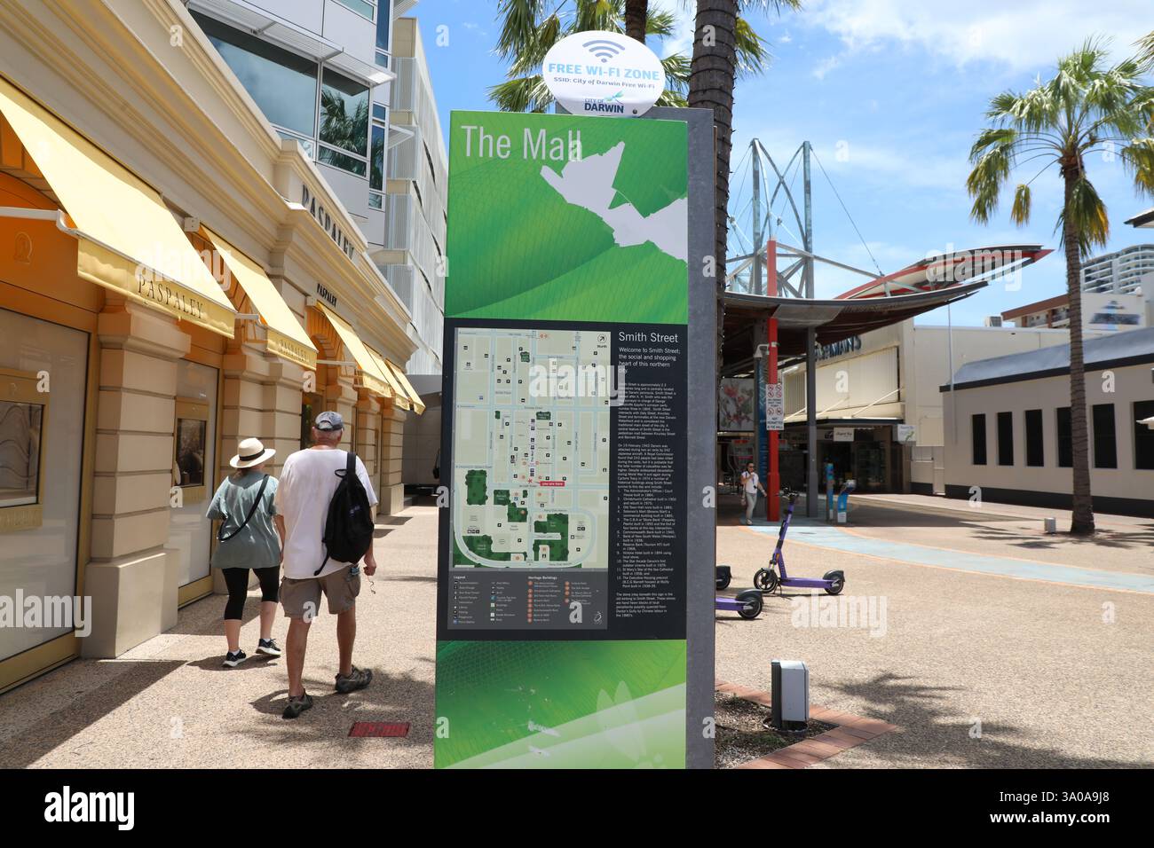 The Mall, Darwin, NT, Australia Stock Photo - Alamy