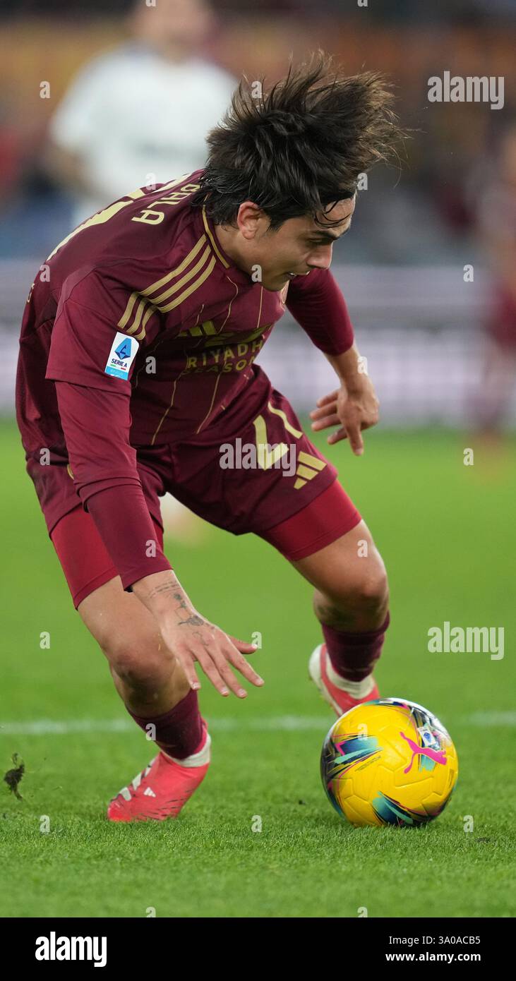 Roma, Italia. 02nd Mar, 2025. Roma's Paulo Dybala during the Serie A EniLive soccer match ...