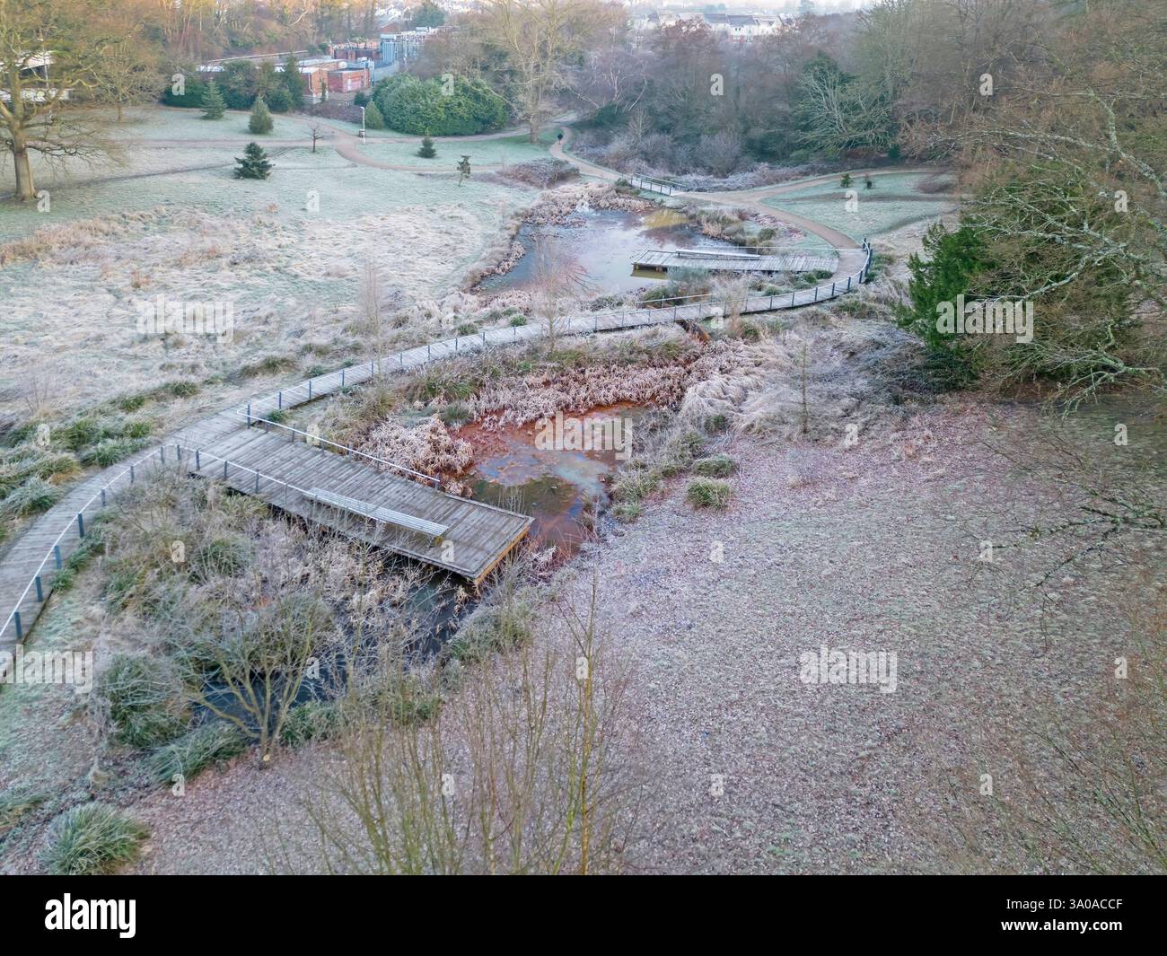 aerial view of grovesnor and hilbert park dating from 1889 in the ...