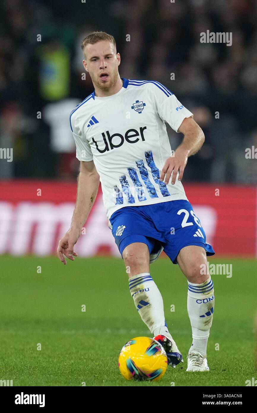 Roma, Italia. 02nd Mar, 2025. Como's Ivan Smolcic during the Serie A ...