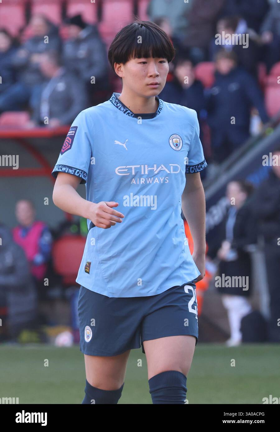 London, UK. 02nd Mar, 2025. LONDON, ENGLAND - Aoba Fujino of Manchester ...