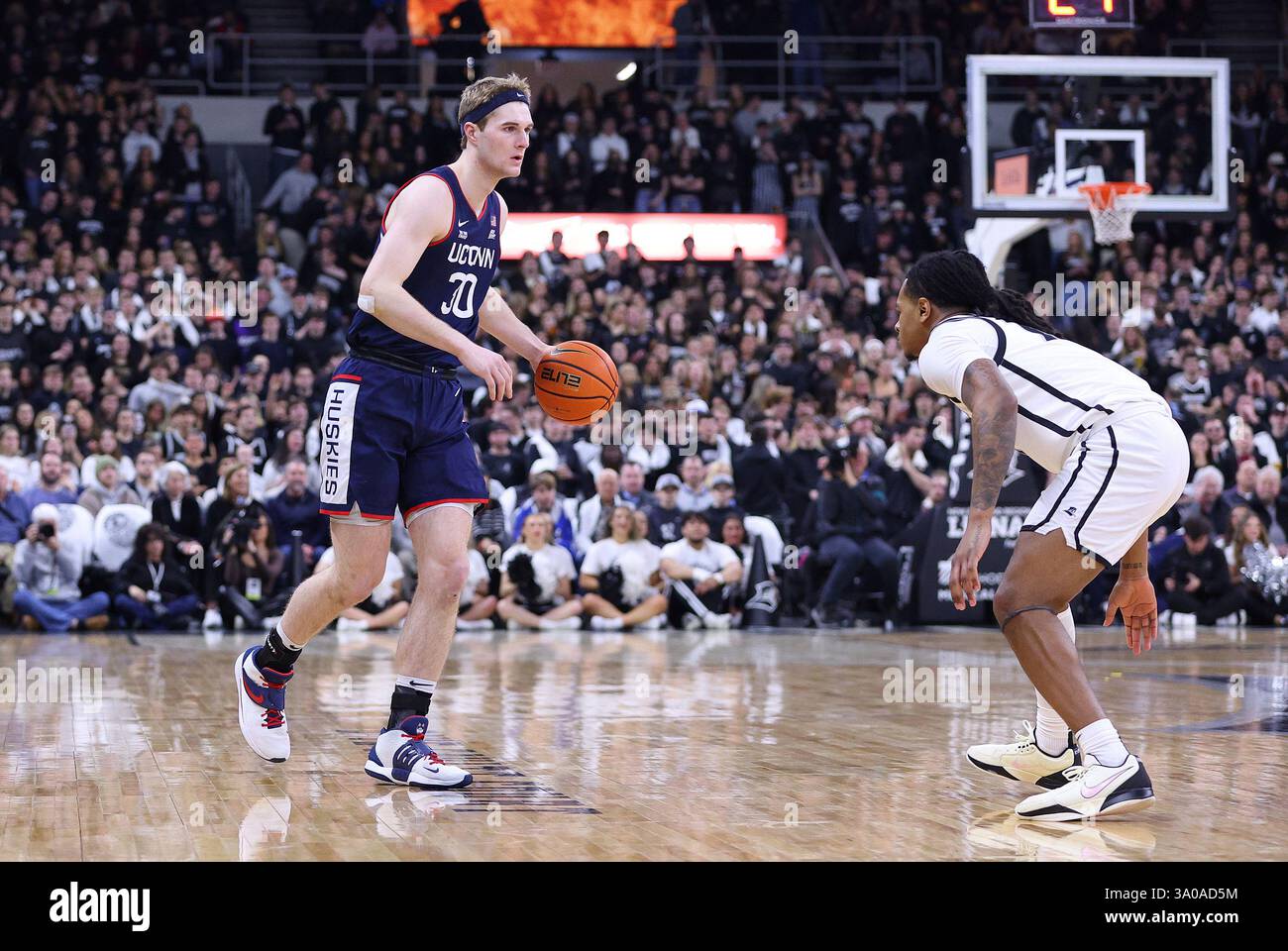 PROVIDENCE, RI - MARCH 01: UConn Huskies forward Liam McNeeley (30 ...