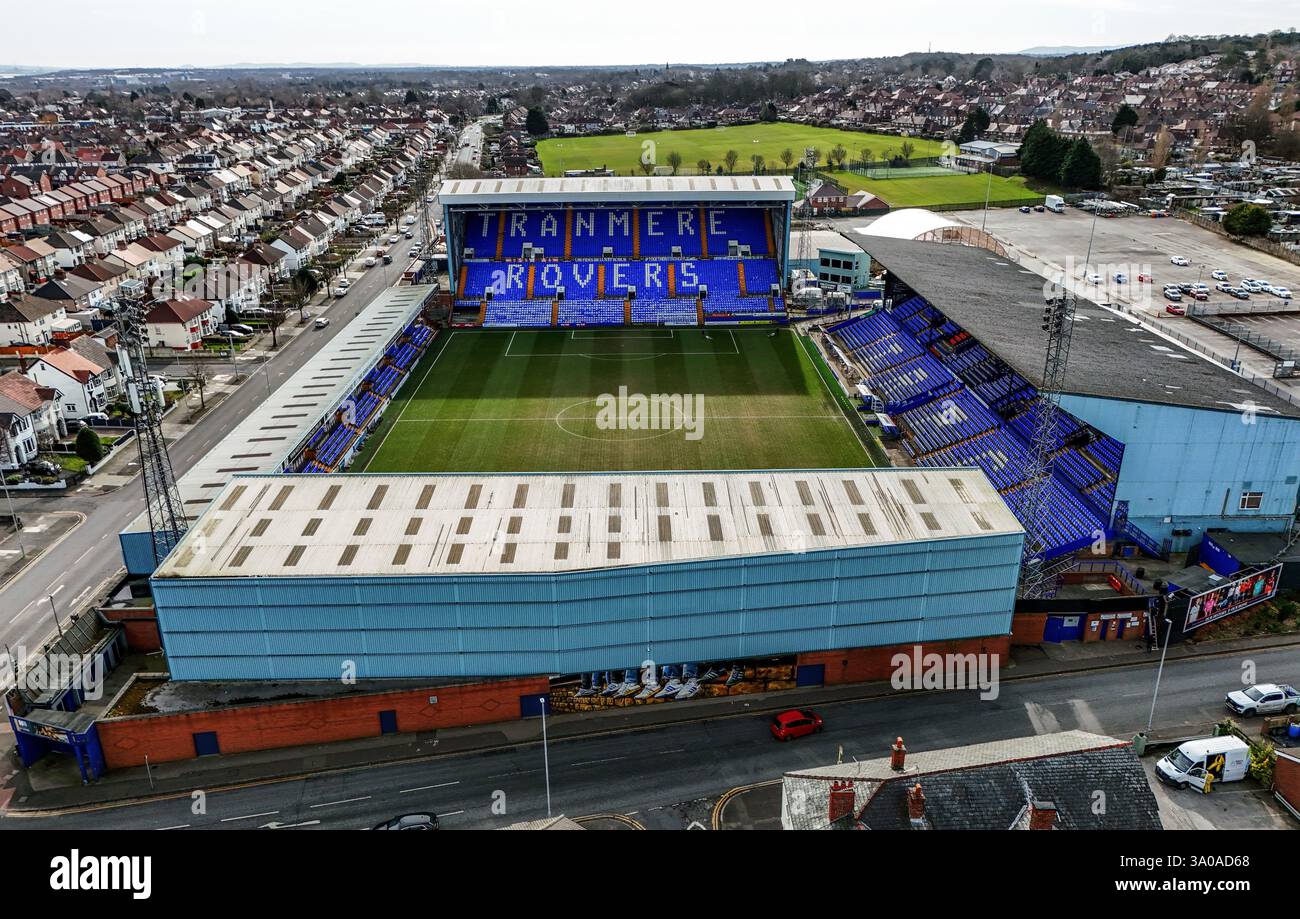 A general view of Prenton Park, home of Tranmere Rovers. Picture date ...