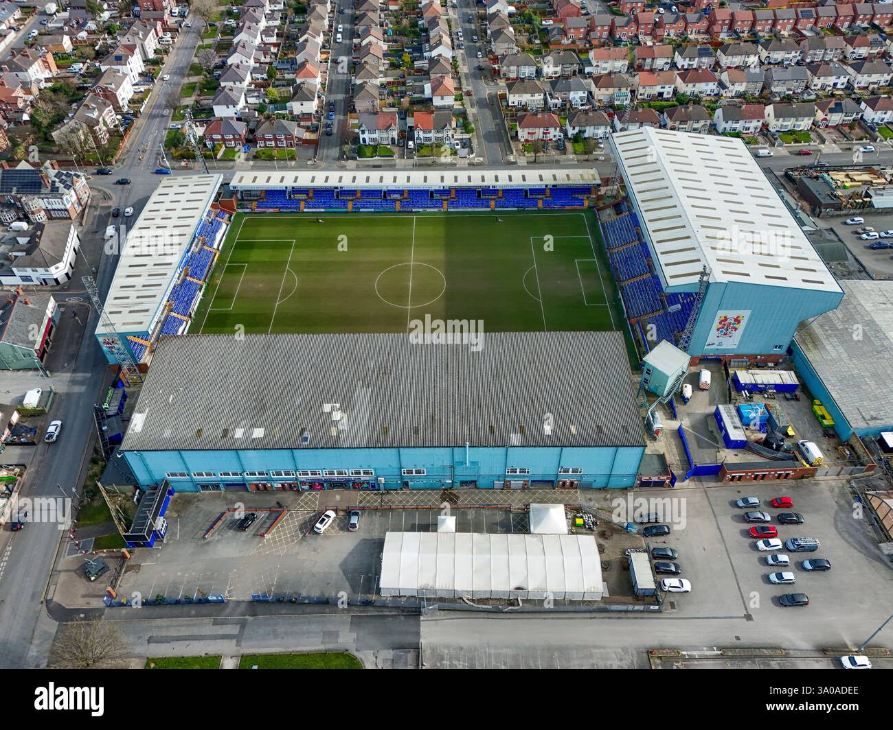 A general view of Prenton Park, home of Tranmere Rovers. Picture date ...