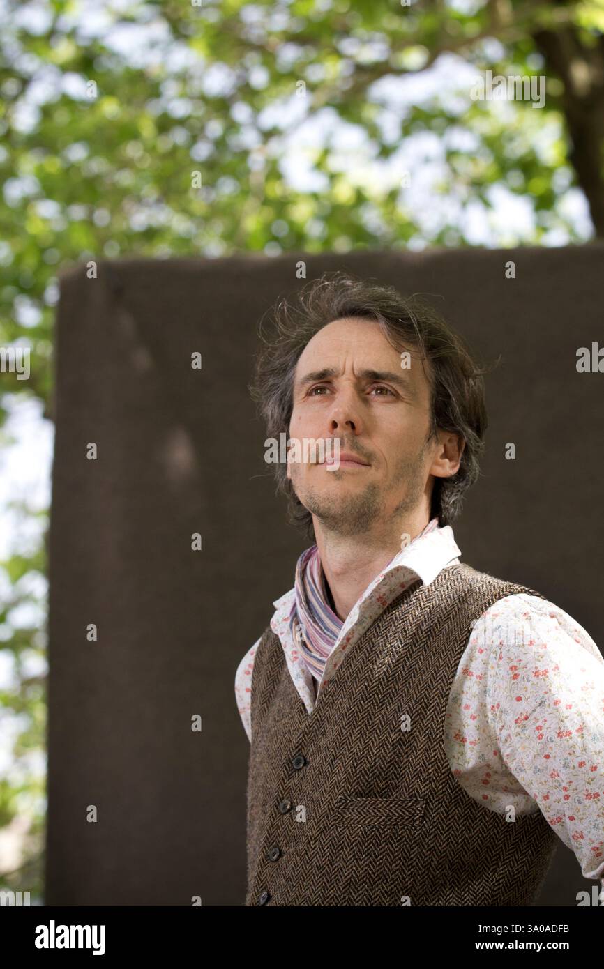 Urban beekeeper, artists and writer Steve Benbow, pictured at the ...