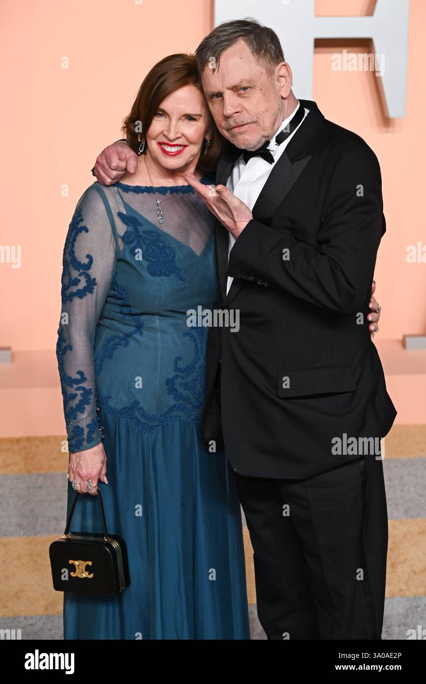 Los Angeles, USA. March 2nd, 2025. Marilou York and Mark Hamill ...