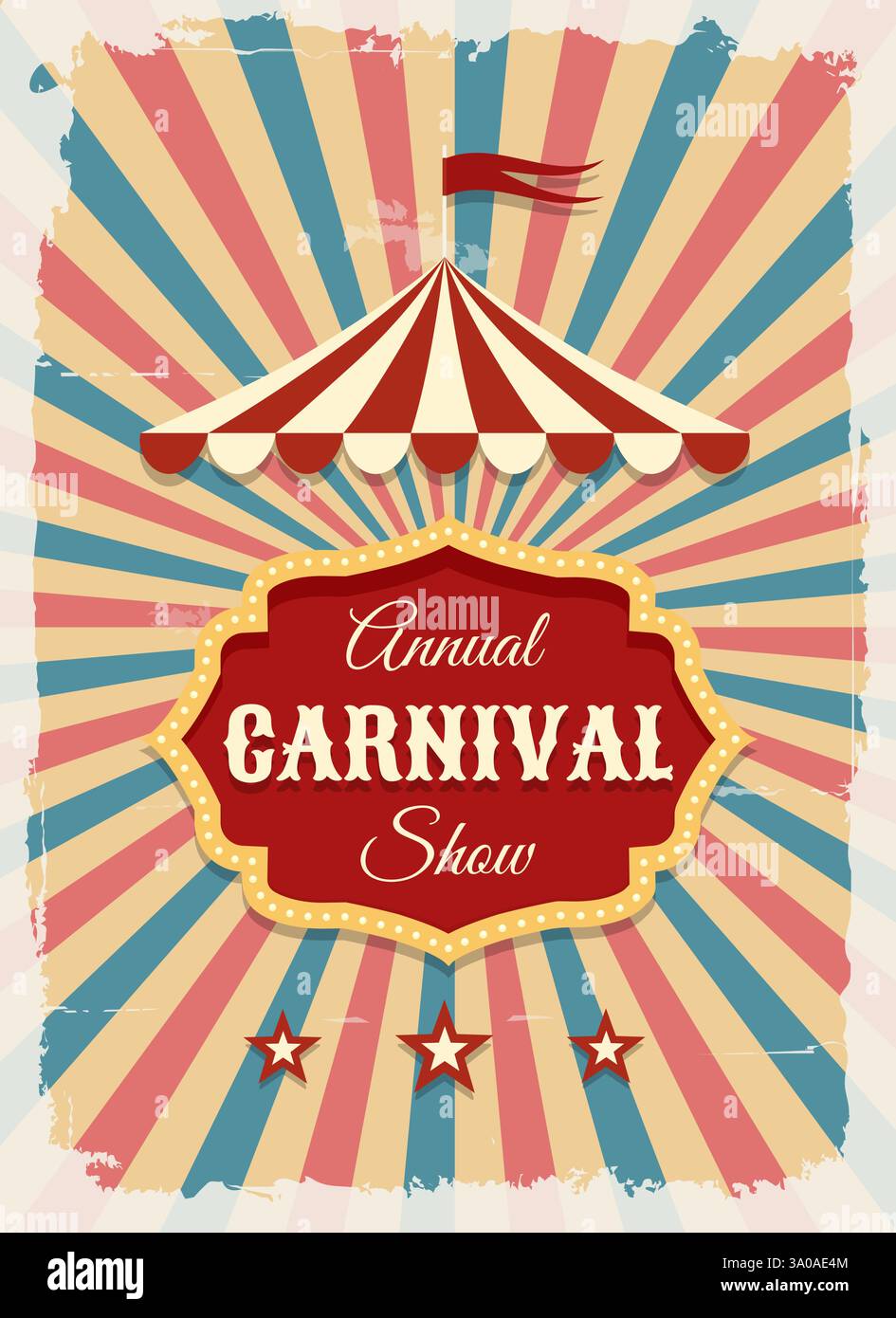 Annual carnival show retro poster Stock Vector Image & Art - Alamy
