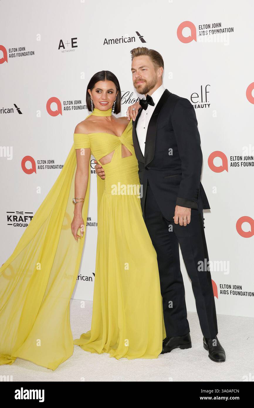 West Hollywood, USA. 02nd Mar, 2025. Hailey Erbert, Derek Hough at the ...