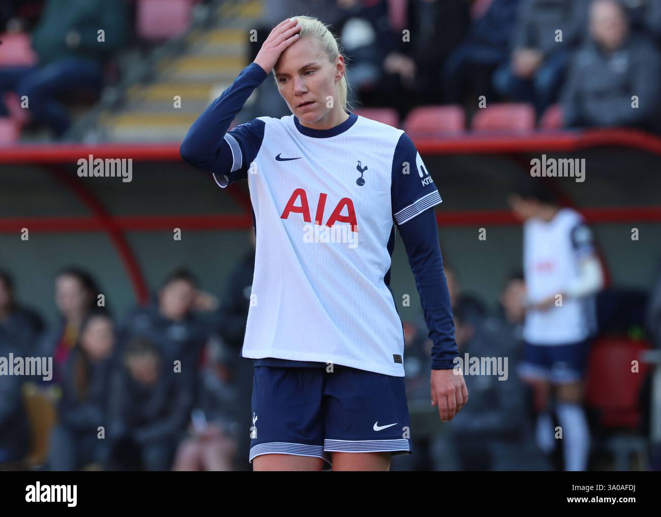 London, UK. 02nd Mar, 2025. LONDON, ENGLAND - Josefine Rybrink of Tottenham Hotspur Women during ...