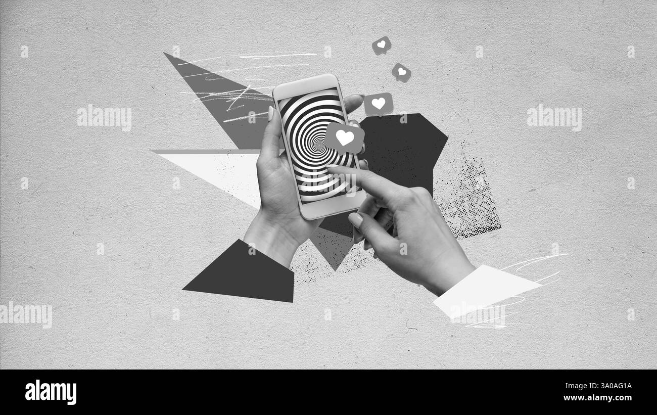 Post modern collage Black and White Stock Photos & Images - Alamy