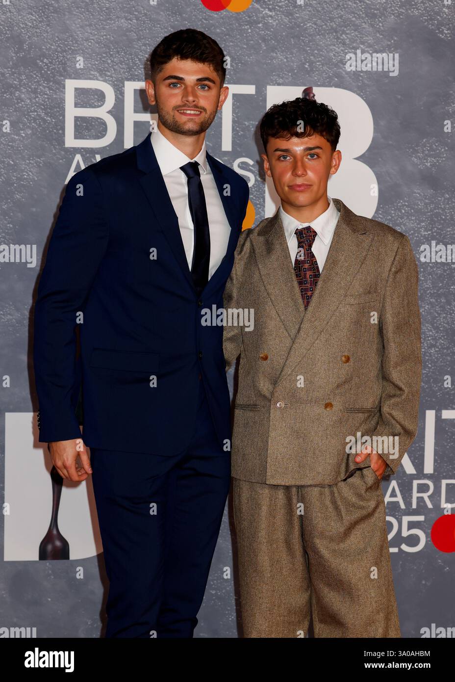 Nick Toteda and Ant Cushion attend The BRIT Awards 2025 at The O2 in ...