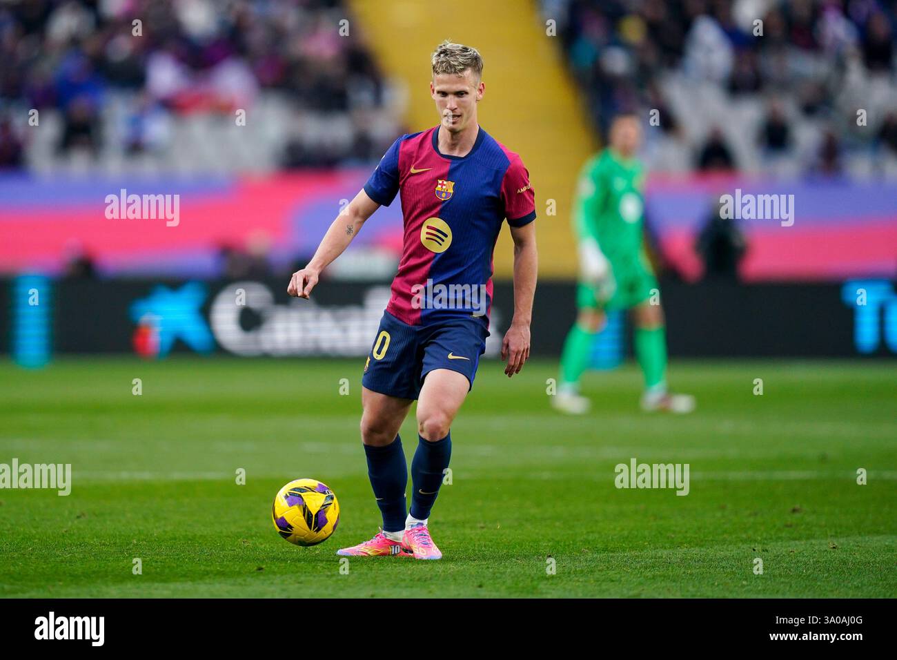 Dani Olmo of FC Barcelona during the La Liga EA Sports match between FC ...
