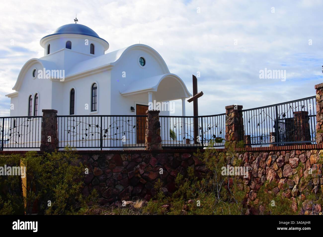 Greek orthodox chapel at St. Anthony's monastery in Arizona Stock Photo ...
