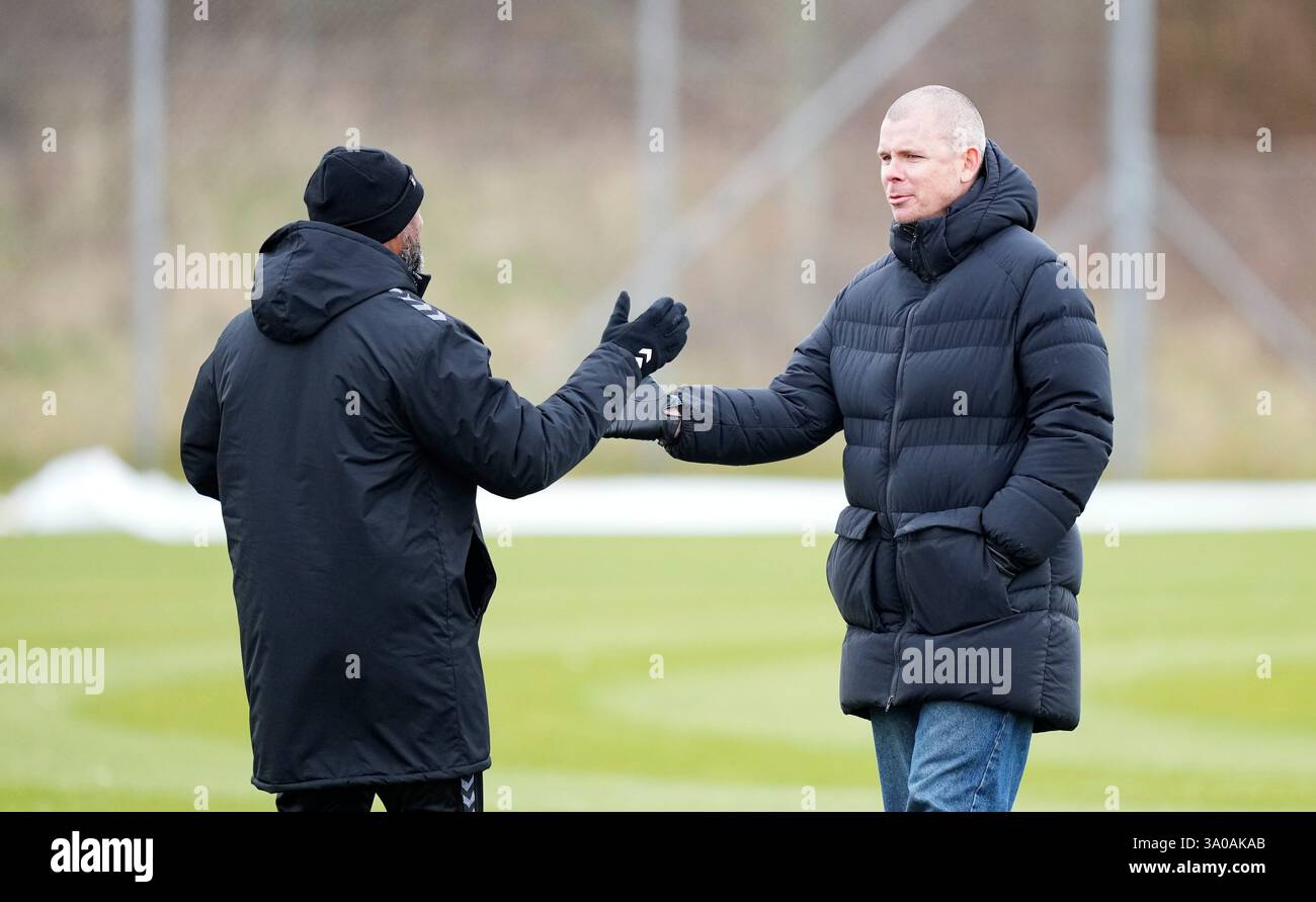David Nielsen is the new coach at AC Horsens and trains the squad for ...
