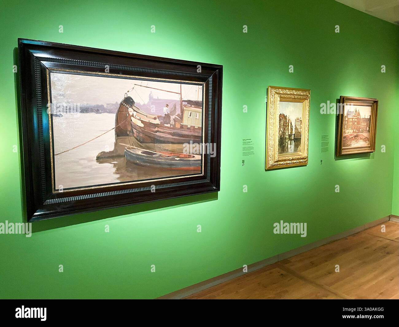 Amsterdam, the Netherlands. February 20, 2025. The paintings in the ...