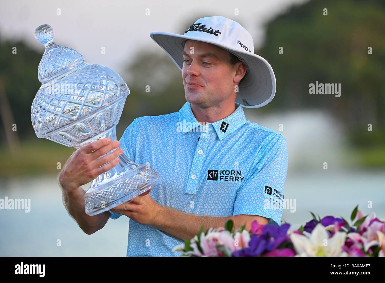 Mar 2, 2025; Palm Beach Gardens, FL, USA; Joe Highsmith smiles as he ...