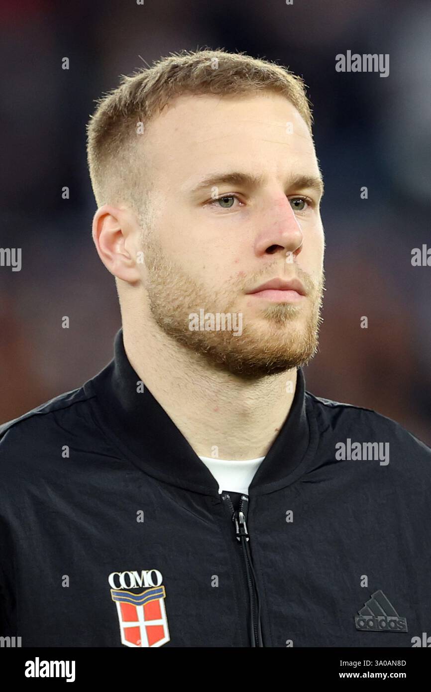 Rome, Italy 2.03.2025 : Smolcic Ivan of Como during Italian football ...