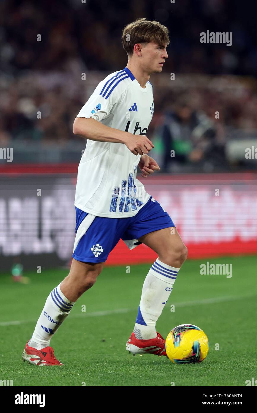 Rome, Italy 2.03.2025 : Nico Paz Martinez of Como during Italian ...