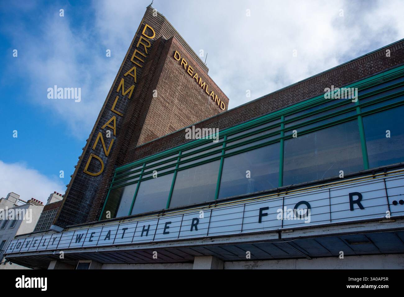 Margate, UK. 01st Mar, 2025. Dreamland Cinema building was built in ...