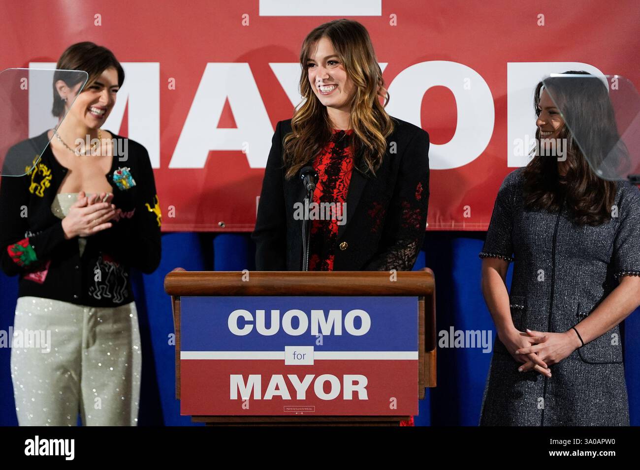 Michaela, Cara and Mariah Kennedy-Cuomo attend an event for their ...