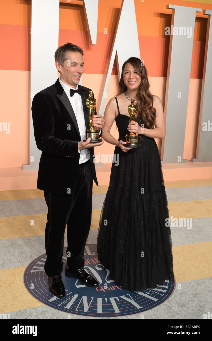 Los Angeles, CA. 02MAR2025: Sean Baker & Samantha Quan at the Vanity ...