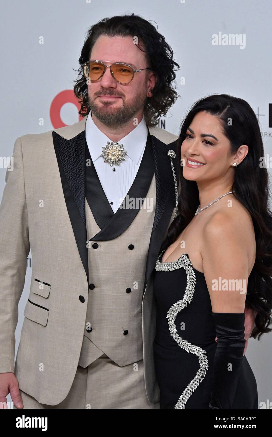 Ca. 02nd Mar, 2025. JC Chasez, Jennifer HuYoung at the after-party for ...