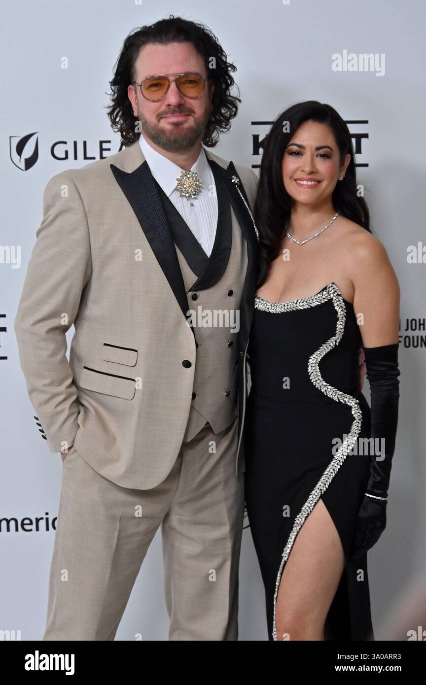 Ca. 02nd Mar, 2025. JC Chasez, Jennifer HuYoung at the after-party for ...