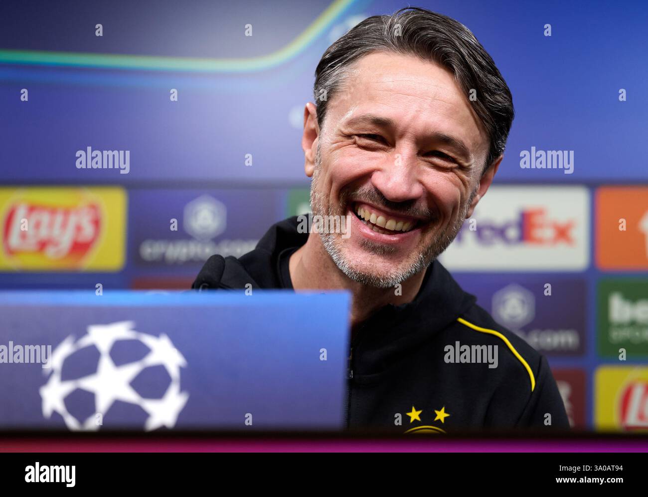 Dortmund, Germany. 03rd Mar, 2025. Soccer: Champions League, before the ...