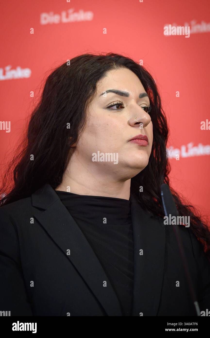Berlin, Die Linke Pressekonferenz nach Hamburger Bürgerschaftswahl Ines ...
