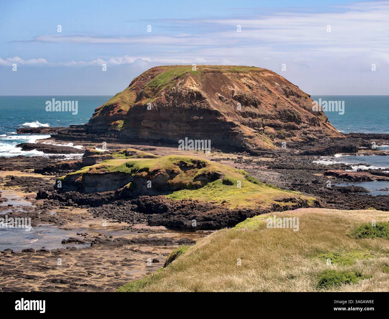The Nobbies, cluster of islets at Cape Woolamai, on Phillip Island ...