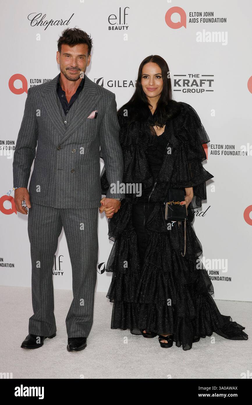 Nick Grillo, San Nardi at the arrivals of the 33rd Annual Elton John ...