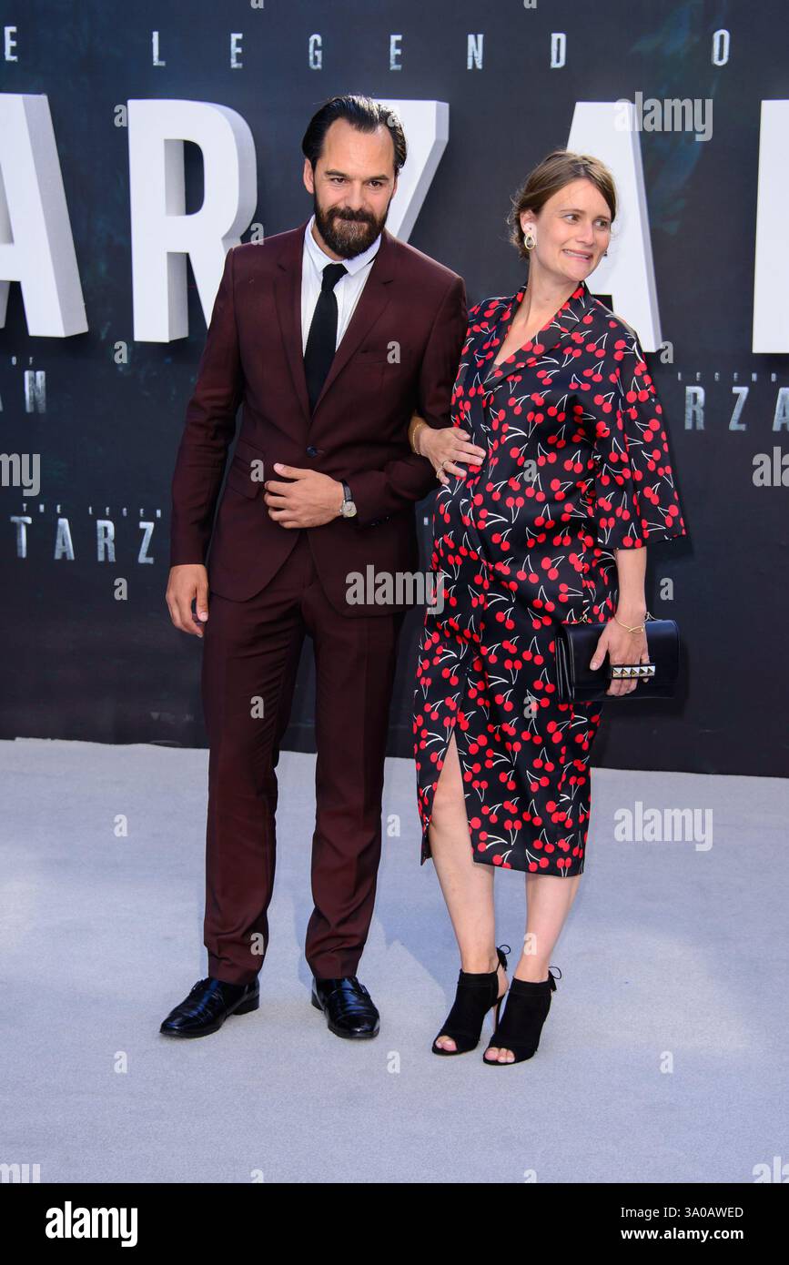 Casper Crump attends the European Premiere of THE LEGEND OF TARZAN on ...