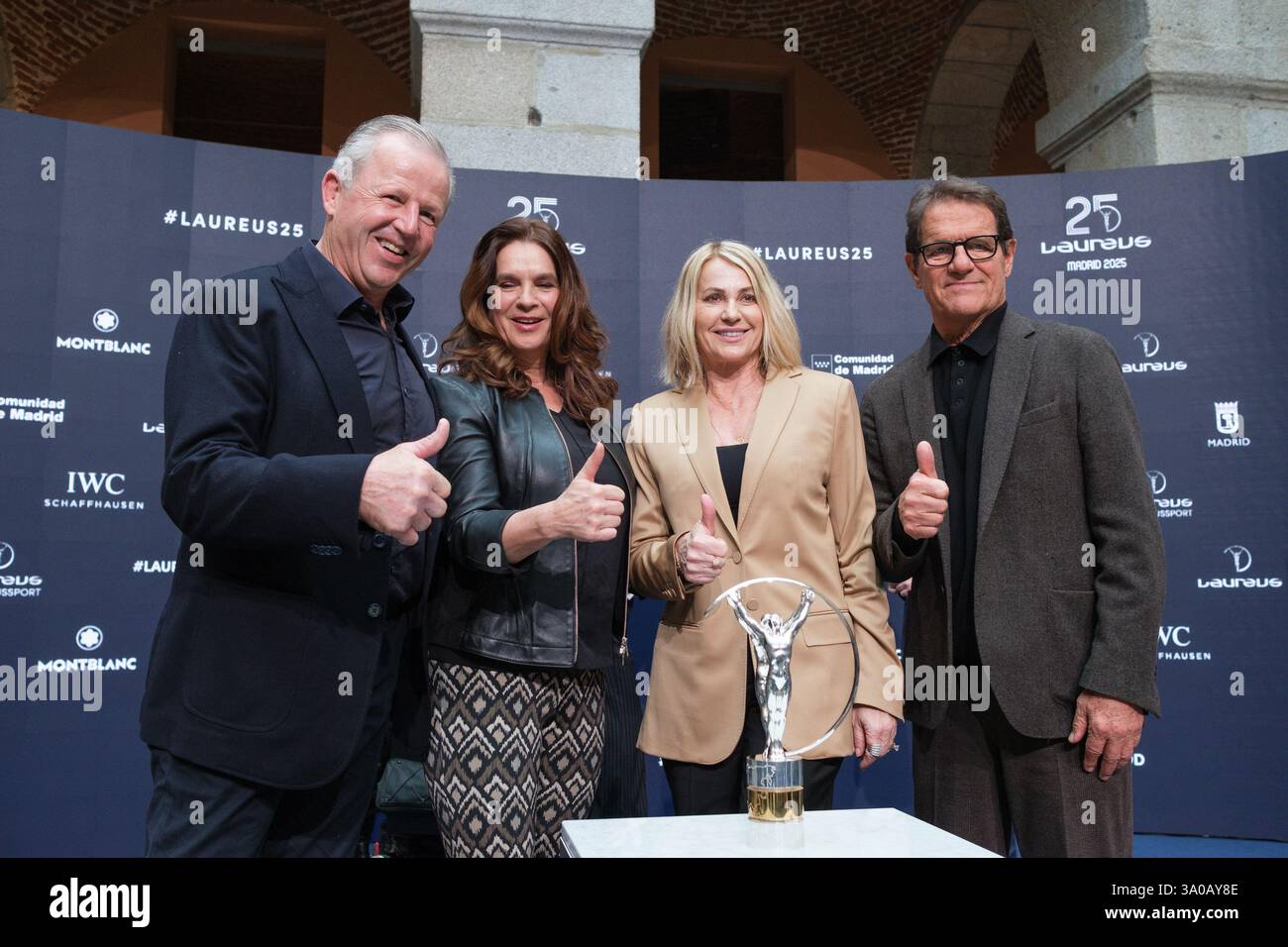 Madrid, Spain. 03rd Mar, 2025. Laureus World Sports Academy member ...