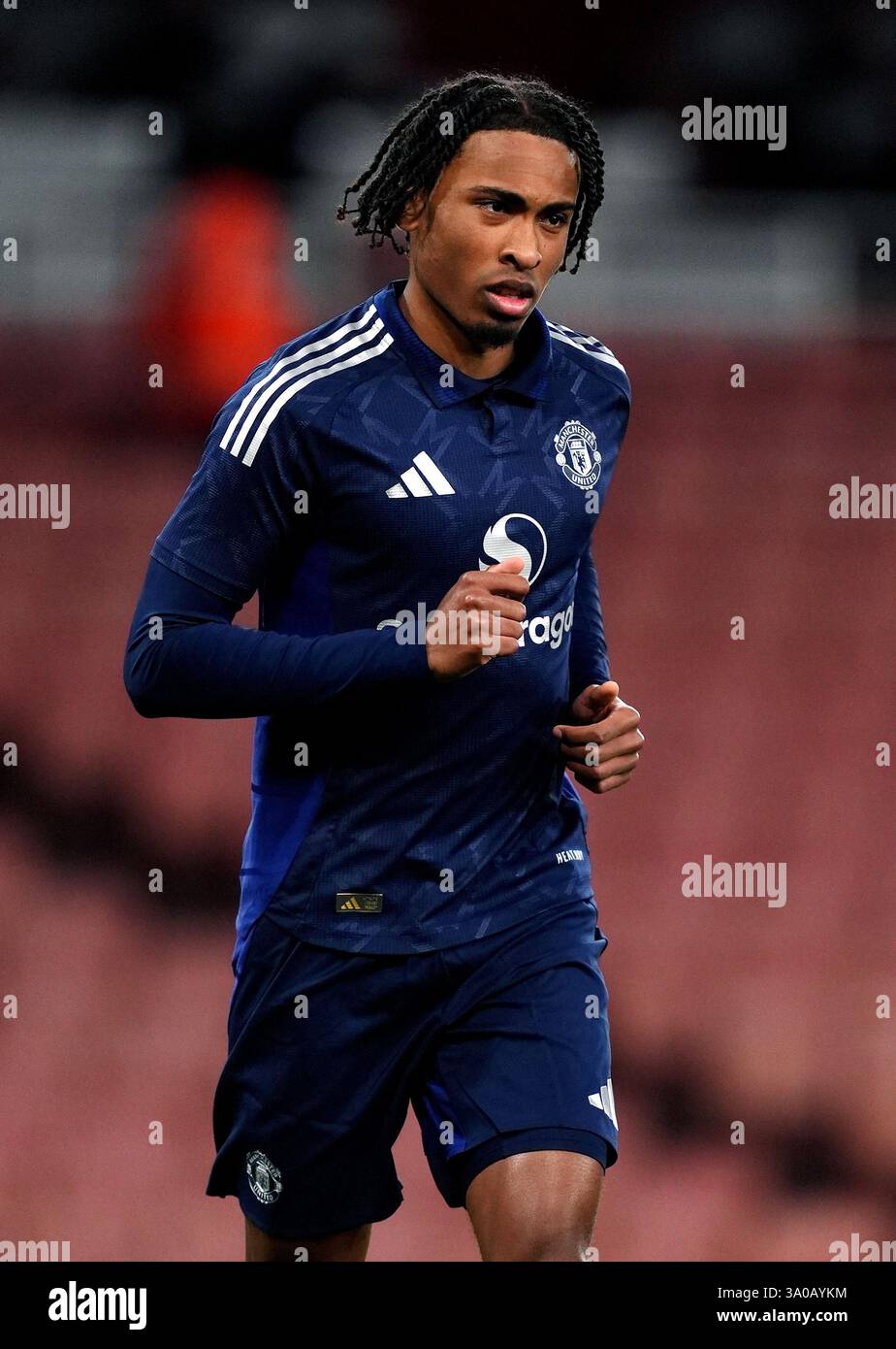 Manchester United's Reece Munro during the FA Youth Cup quarter-final ...
