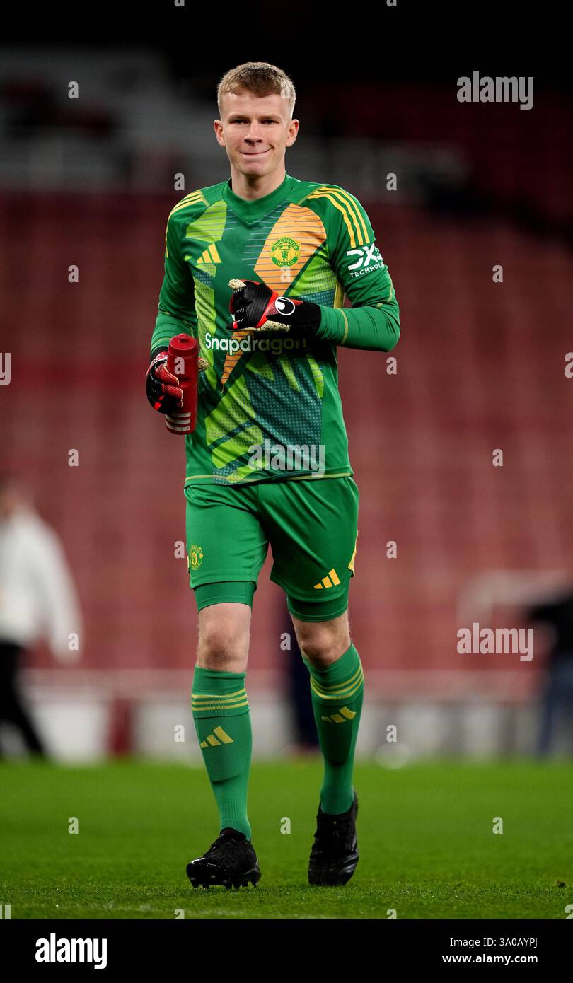 Manchester United's William Murdock during the FA Youth Cup quarter ...