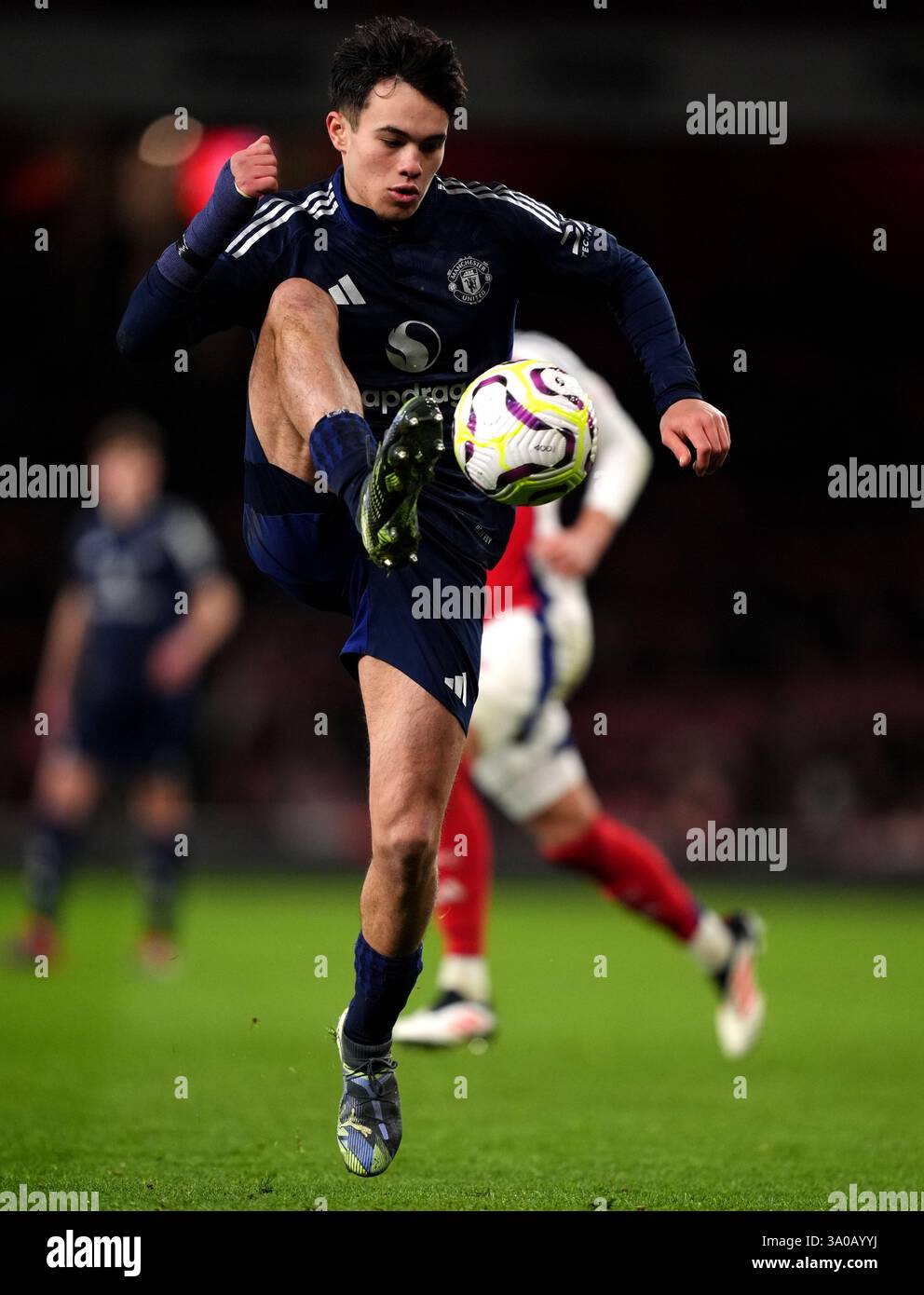 Manchester United's Gabriele Biancheri during the FA Youth Cup quarter ...