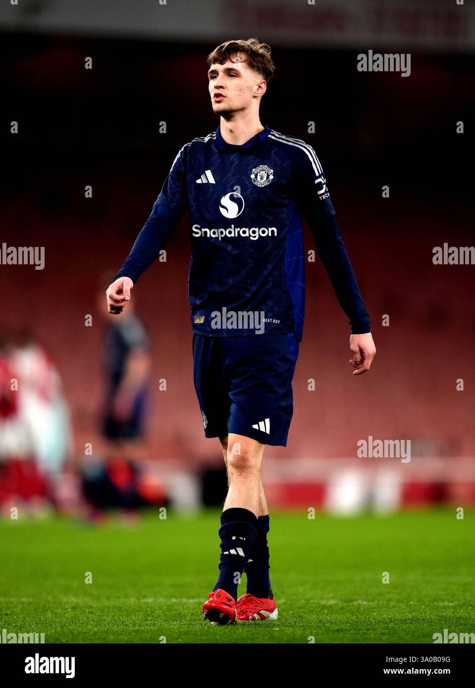 Manchester United's Jack Fletcher during the FA Youth Cup quarter-final ...