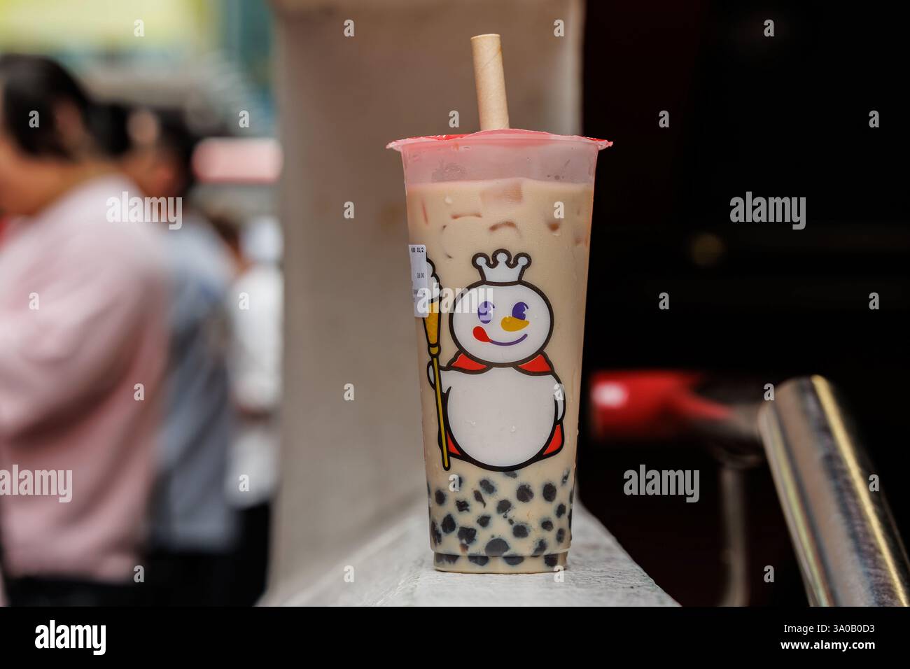 Hong Kong, China. 03rd Mar, 2025. Mixue bubble tea seen in Hong Kong ...