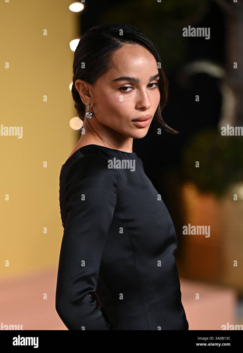 Los Angeles, USA. March 2nd, 2025. Zoe Kravitz arriving at the Vanity ...