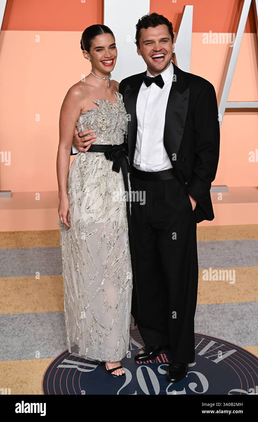 Los Angeles, USA. March 2nd, 2025. Sara Sampaio and Ray Nicholson ...