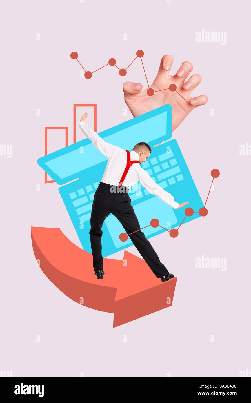 Trend artwork composite 3D photo collage design of beauty studio modern ...