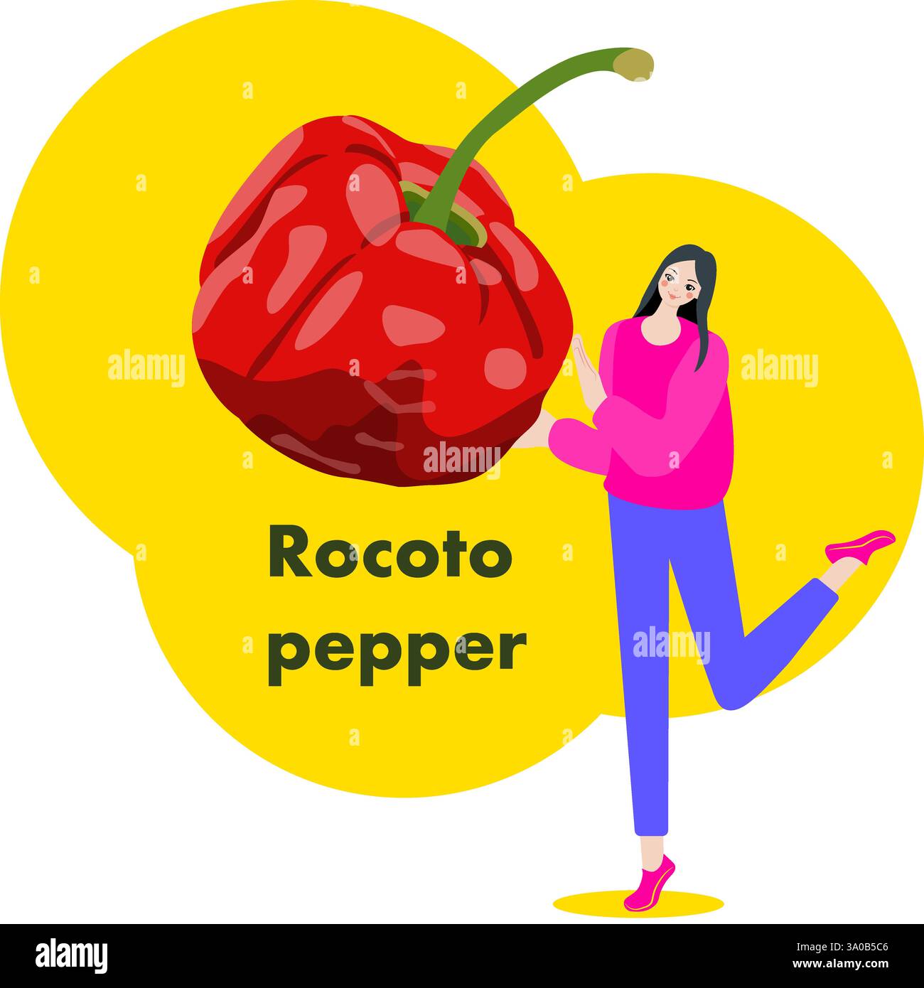Rocoto chilli Stock Vector Images - Alamy