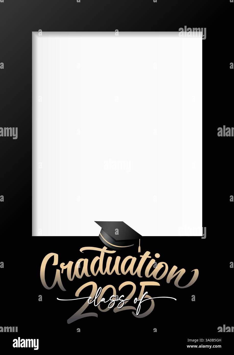 Class of 2025, Graduation photo frame A4 format. Senior Class of 2025 ...